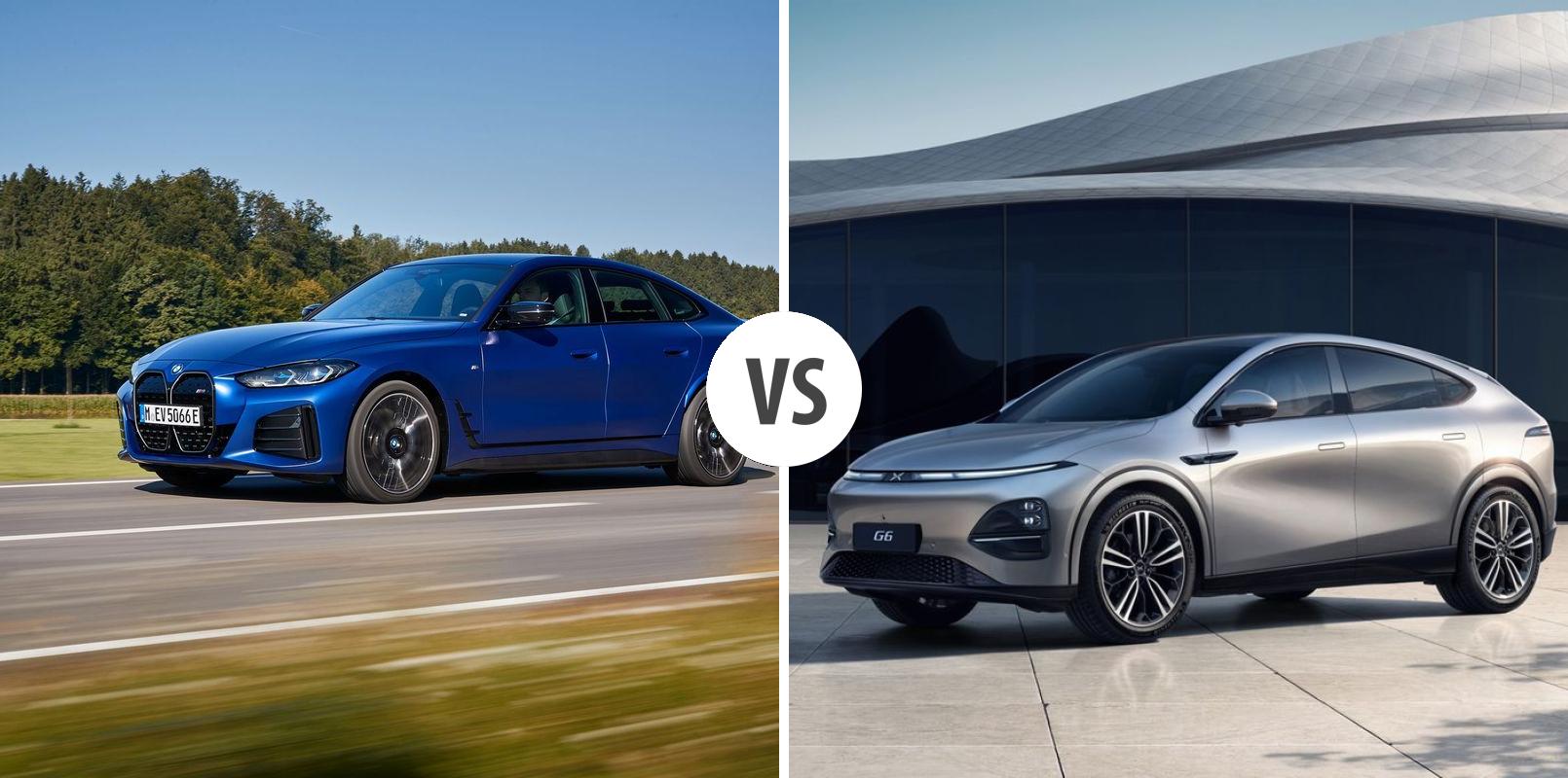 BMW i4 vs XPeng G6 porównanie - różnice, ceny i dane techniczne