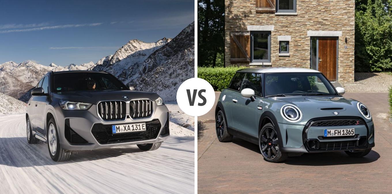 BMW iX1 vs MINI MINI porównanie - różnice, ceny i dane techniczne