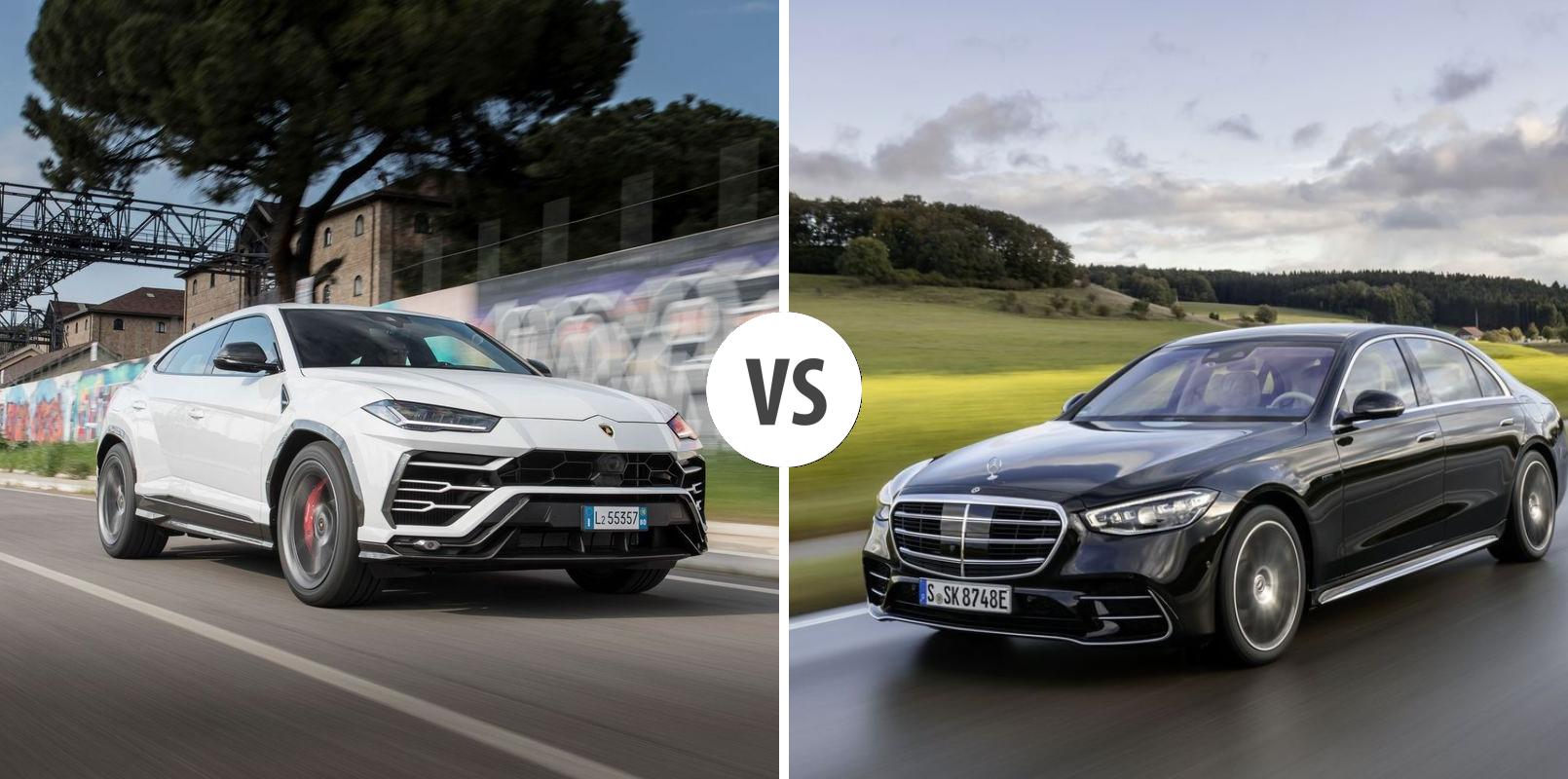 Lamborghini Urus vs Mercedes S Class porównanie - różnice, ceny i dane ...