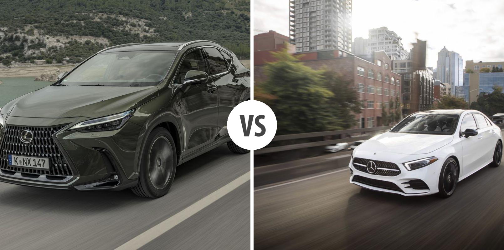 Lexus NX vs Mercedes A-Class Saloon – Różnice i ceny w porównaniu