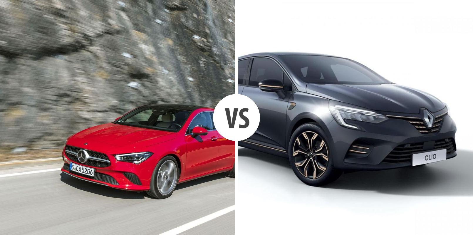 Mercedes CLA Coupe vs Renault Clio porównanie - różnice, ceny i dane ...