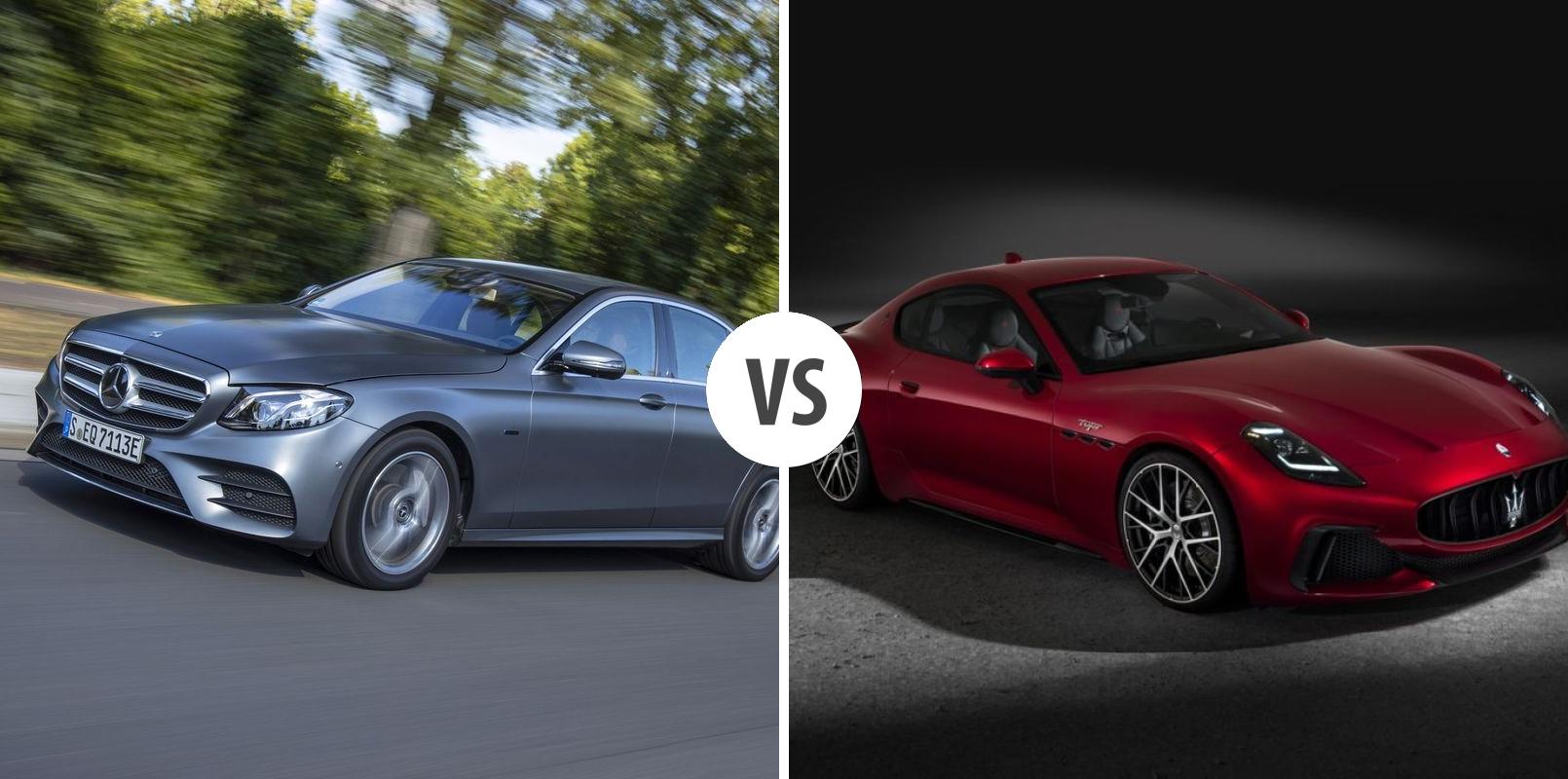 Mercedes E-Class vs Maserati GranTurismo porównanie - różnice, ceny i ...