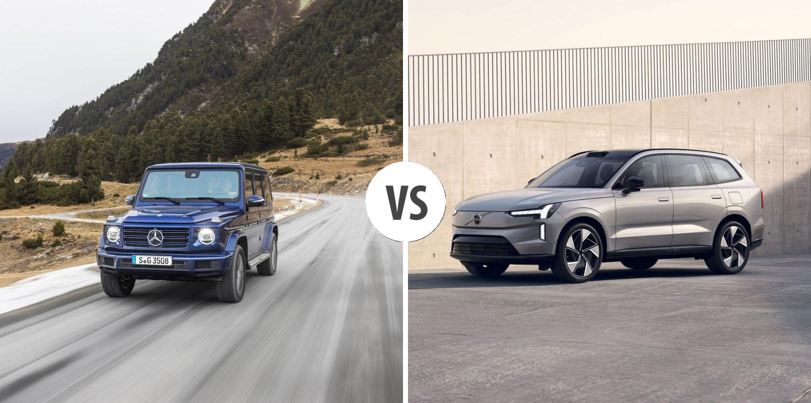 Mercedes G Class vs Volvo EX90 porównanie - różnice, ceny i dane techniczne
