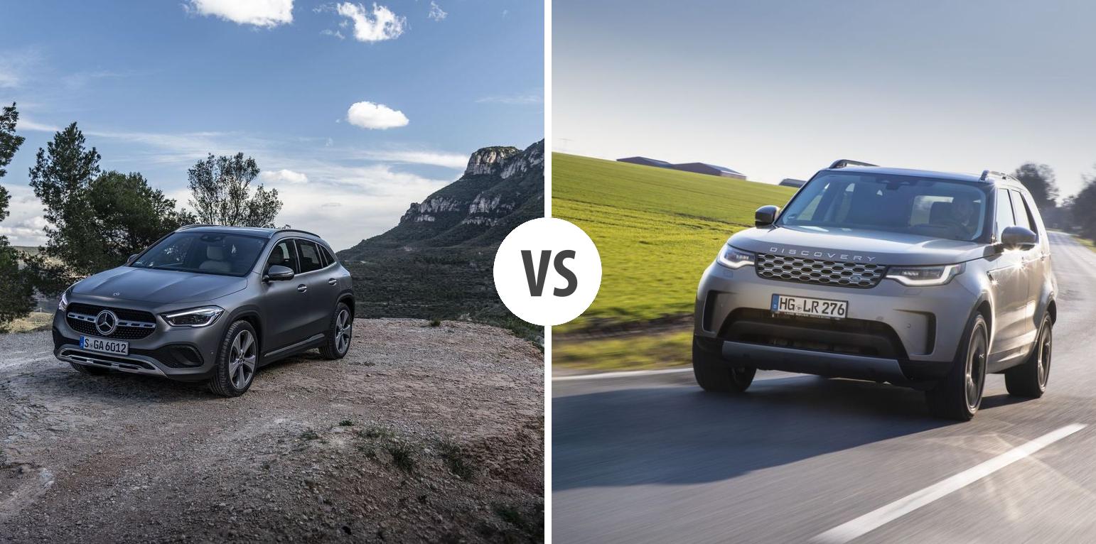 Mercedes GLA vs Land Rover Discovery porównanie - różnice, ceny i dane ...