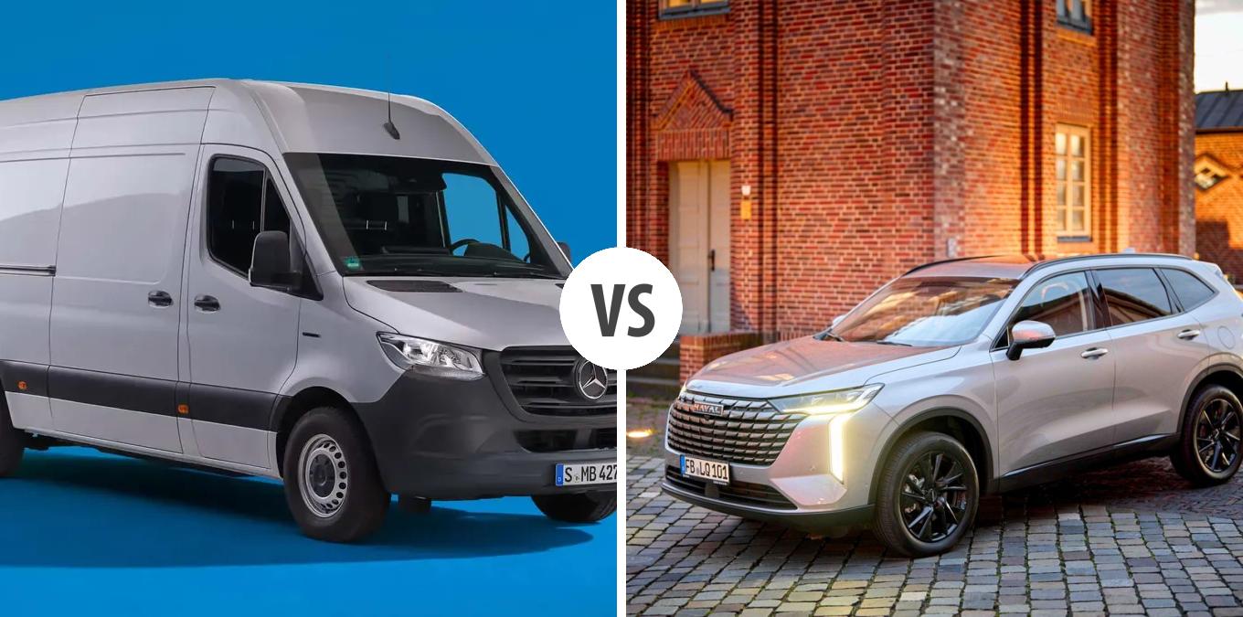 Mercedes Sprinter Bus vs GWM HAVAL H6 porównanie - różnice, ceny i dane ...