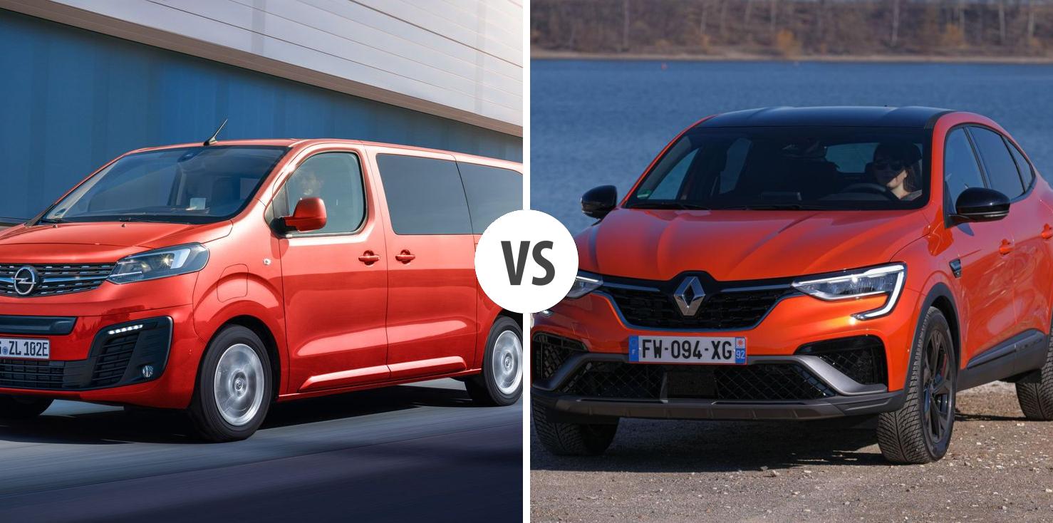 Opel Zafira Life vs Renault Arkana porównanie - różnice, ceny i dane ...
