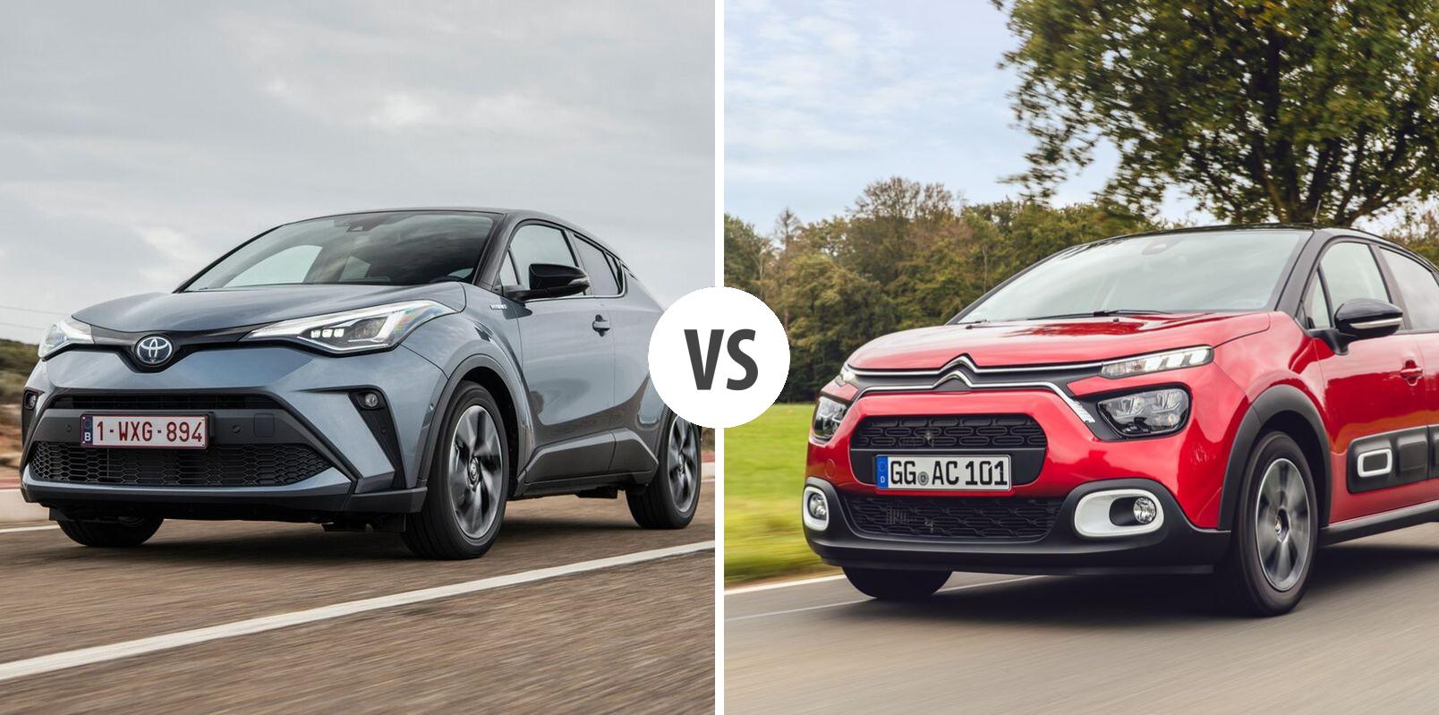 Toyota C-HR vs Citroen C3 porównanie - różnice, ceny i dane techniczne