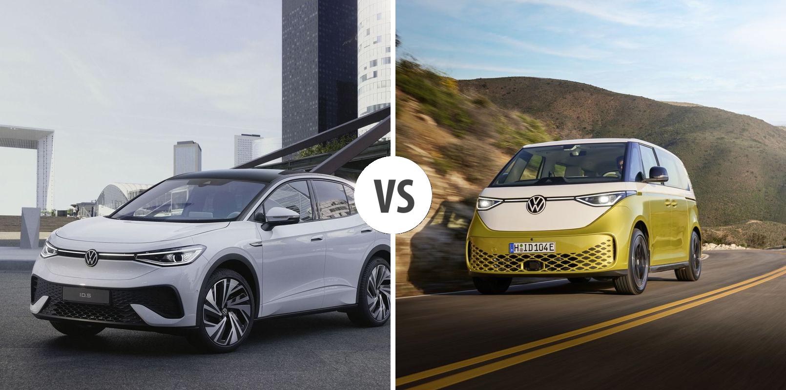 VW ID.5 vs VW ID. Buzz Bus porównanie - różnice, ceny i dane techniczne