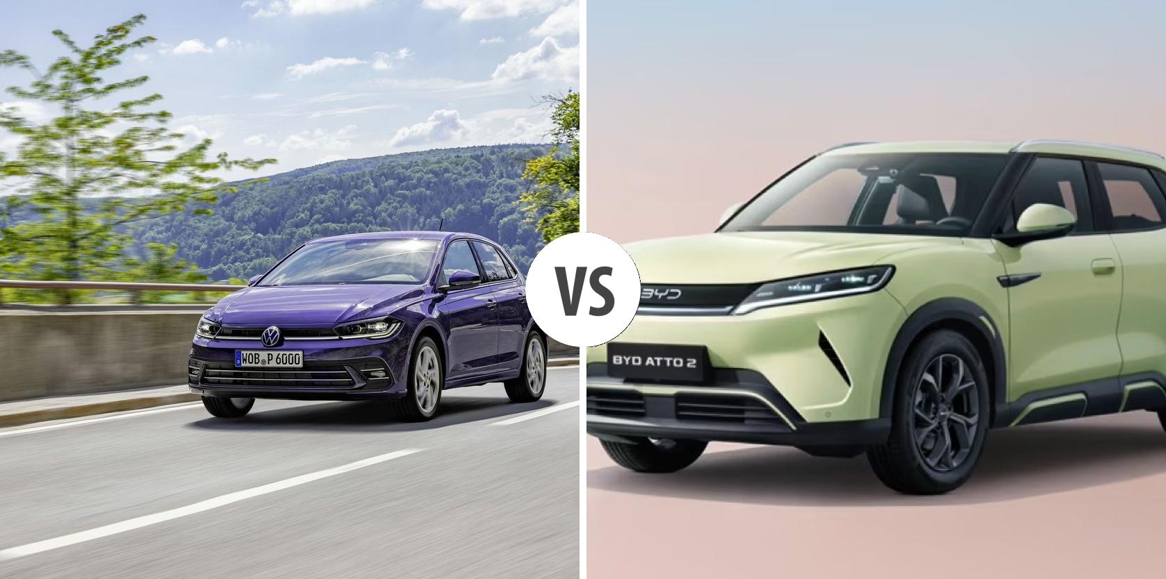 VW Polo vs BYD Atto 2 porównanie - różnice, ceny i dane techniczne