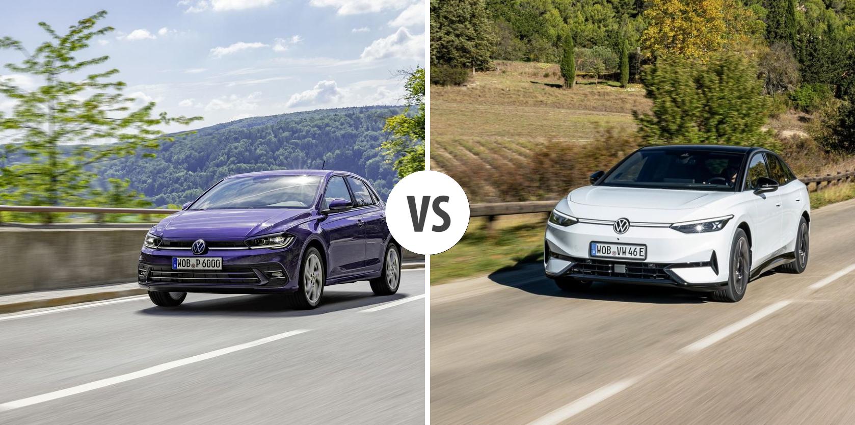 VW Polo vs VW ID.7 porównanie - różnice, ceny i dane techniczne