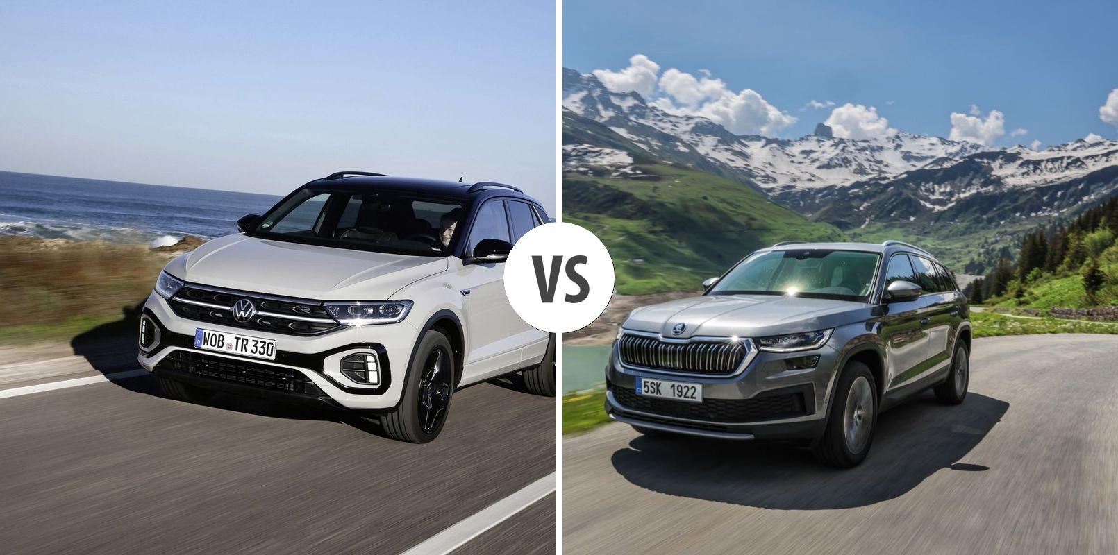 VW T-Roc vs Skoda Kodiaq – Który samochód jest lepszy? | DriveDuel Polska